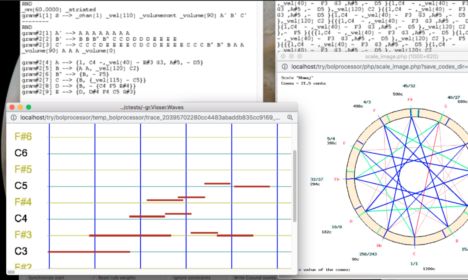 Time-setting of sound-objects - Bol Processor